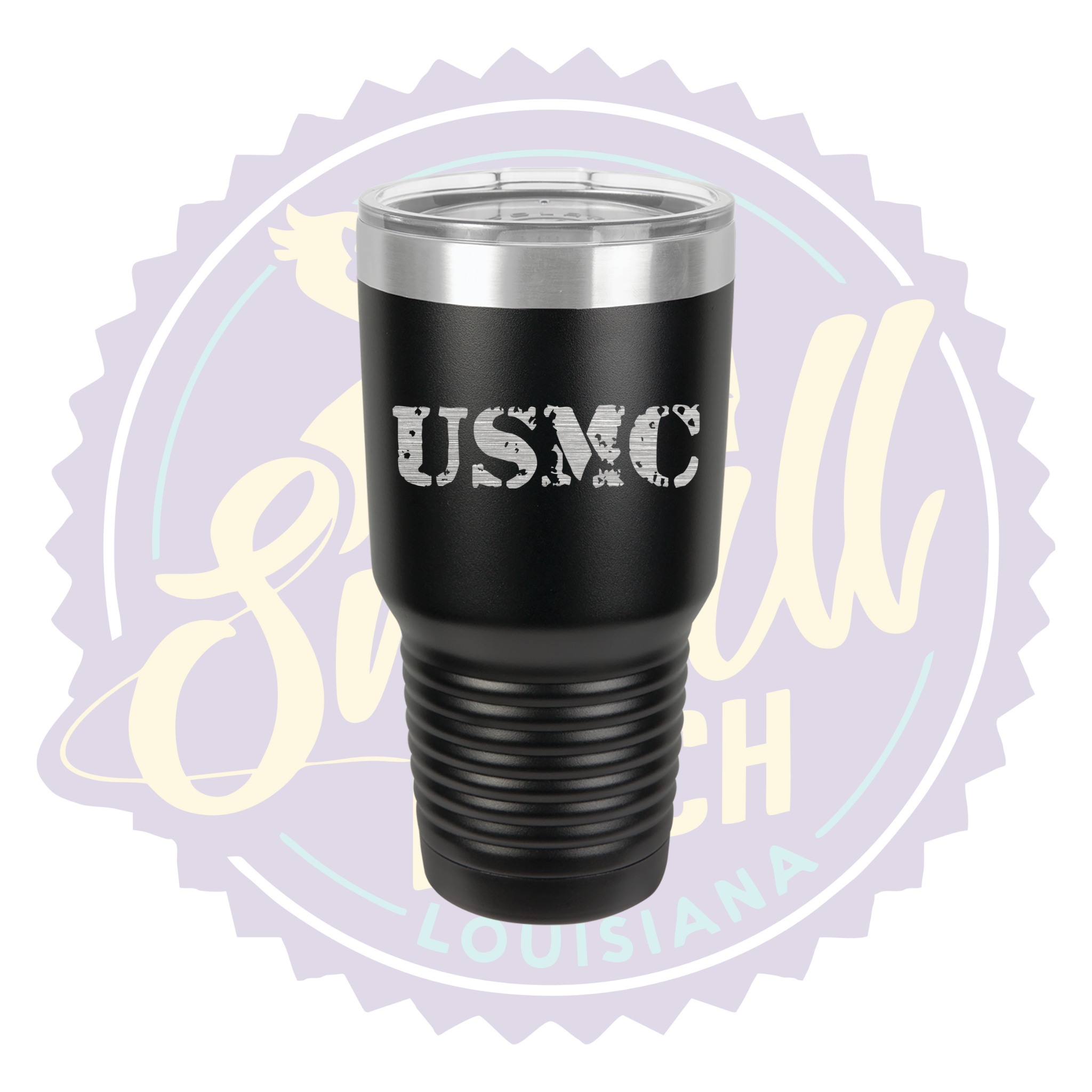 USMC Laser Engraved Tumbler – Small Batch Louisiana